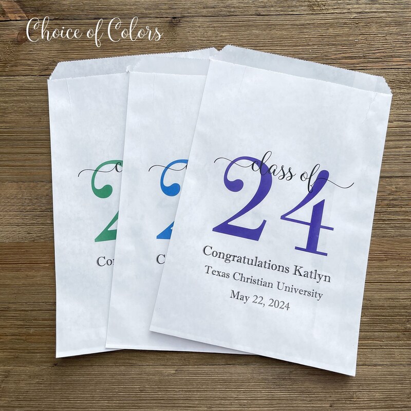Graduation Cookie Bags - Etsy