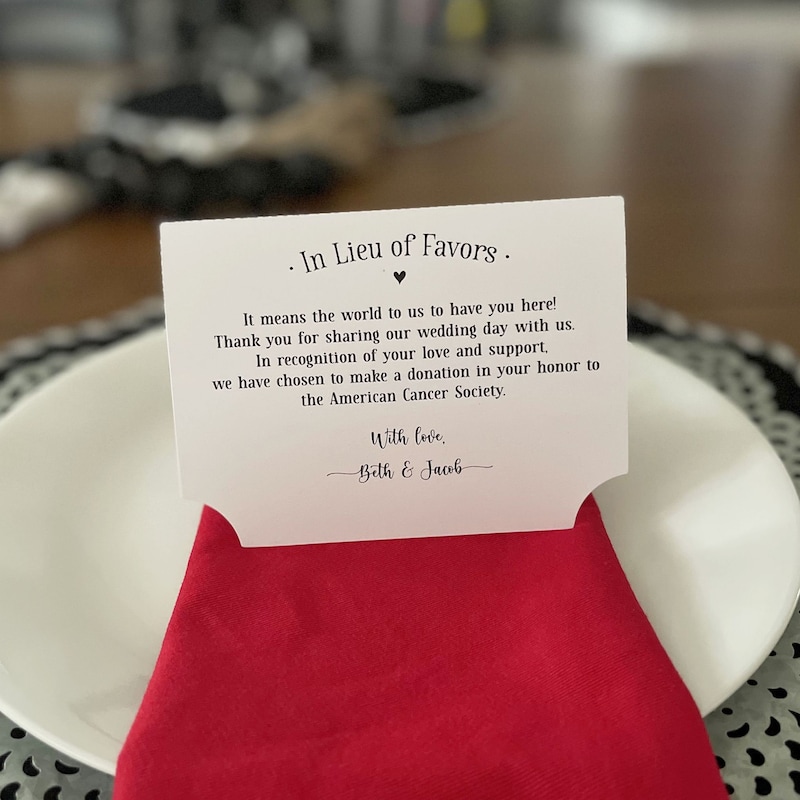 Donation Card - Etsy