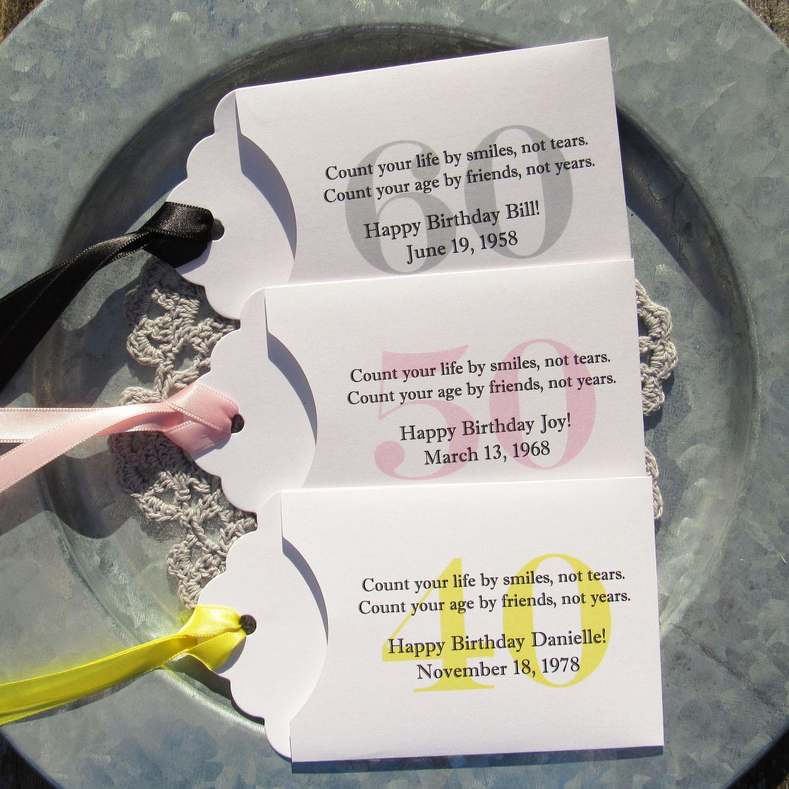 A Fun Adult Birthday Favor, Slide a Scratch off in and See Who Wins ...