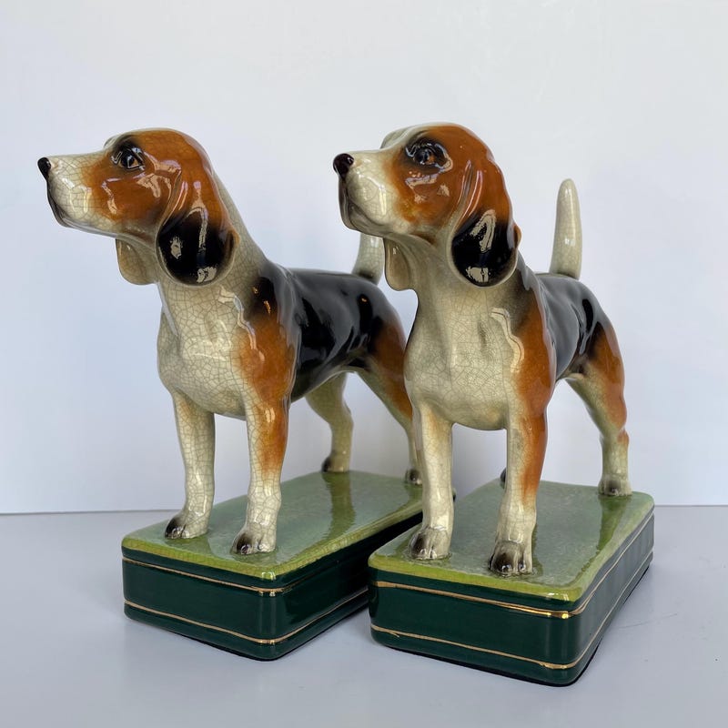 Painted Bookends - Etsy