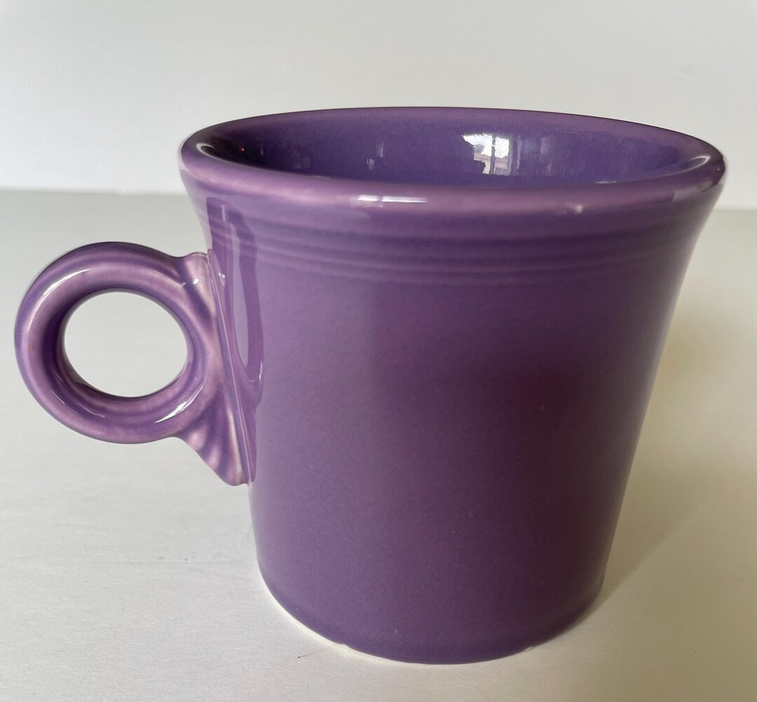 Retired Lilac Fiesta Ware Ring Handle Mug - Etsy