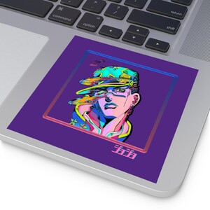 Jotaro Square Sticker, Anime Sticker, Jojo's Bizarre Adventure - Etsy