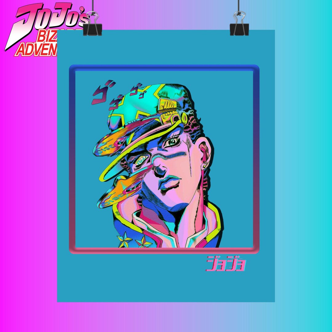 Jotaro Poster, Jojo's Bizarre Adventure Poster, Anime Poster - Etsy