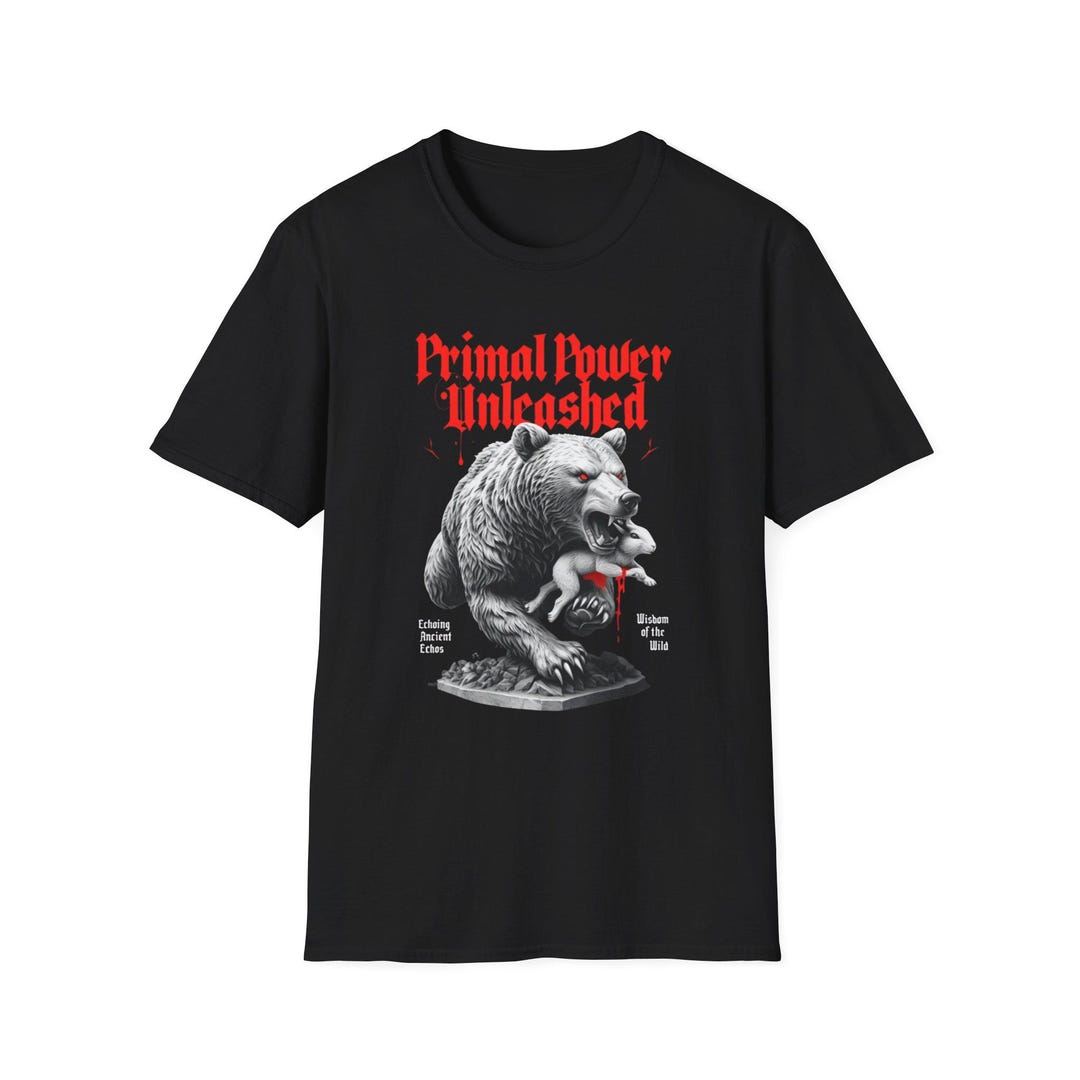 Primal Power Unleashed Graphic Tee - Unisex T-shirt for Outdoor ...