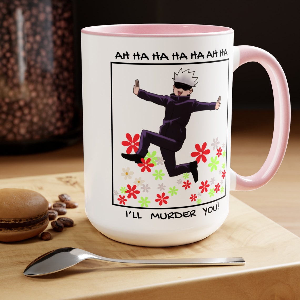 Jujutsu Kaisen Satoru Gojo Anime Mug 11oz 15oz, Anime Funny Mug, Anime ...