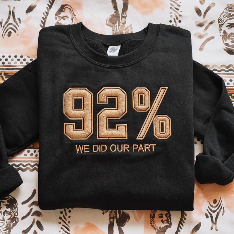 92 Percent Tshirts - Etsy