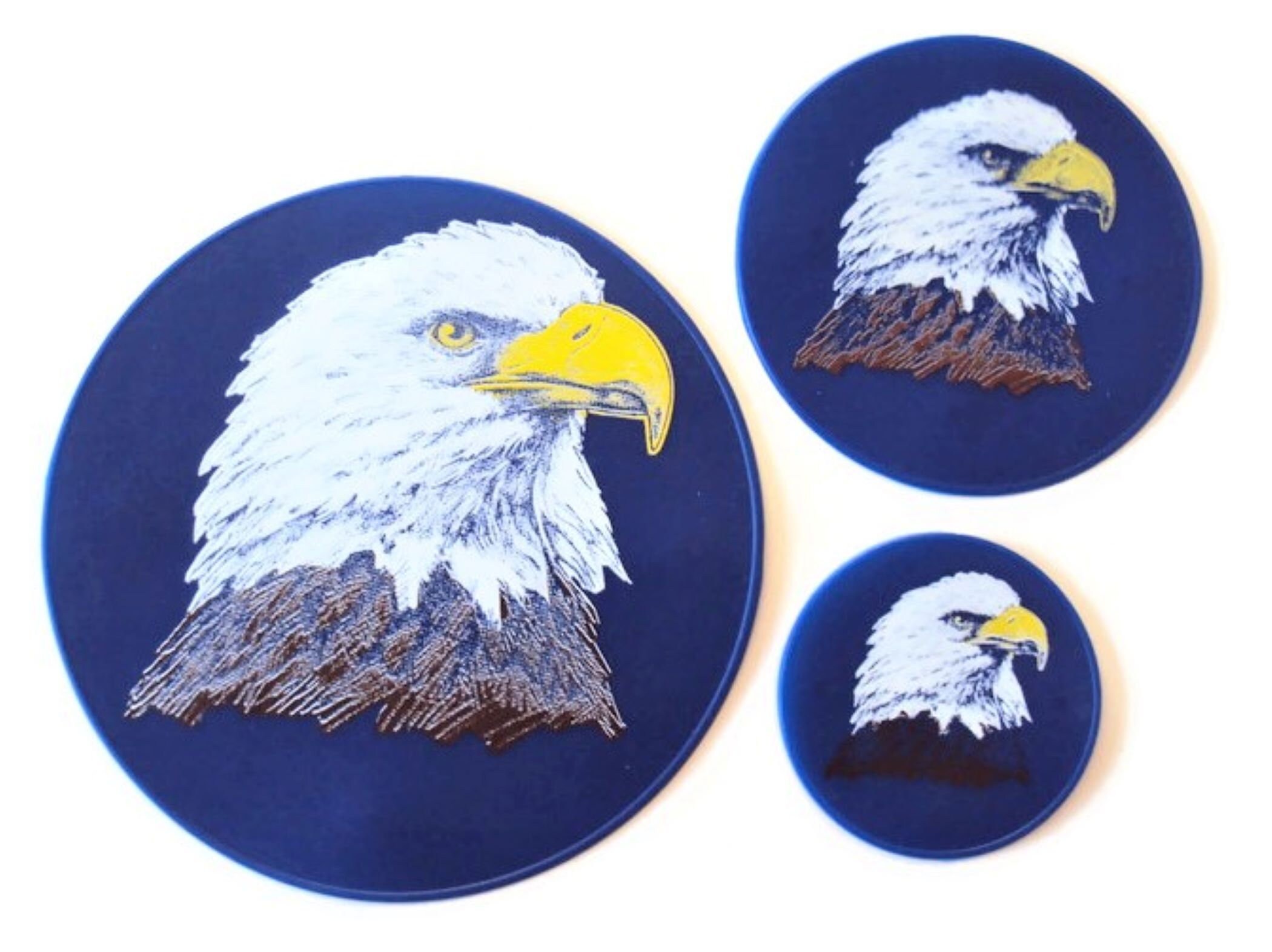 Blue Eagle Nonslip Silicon Table Trivet, Table Coaster, Table Placemat ...