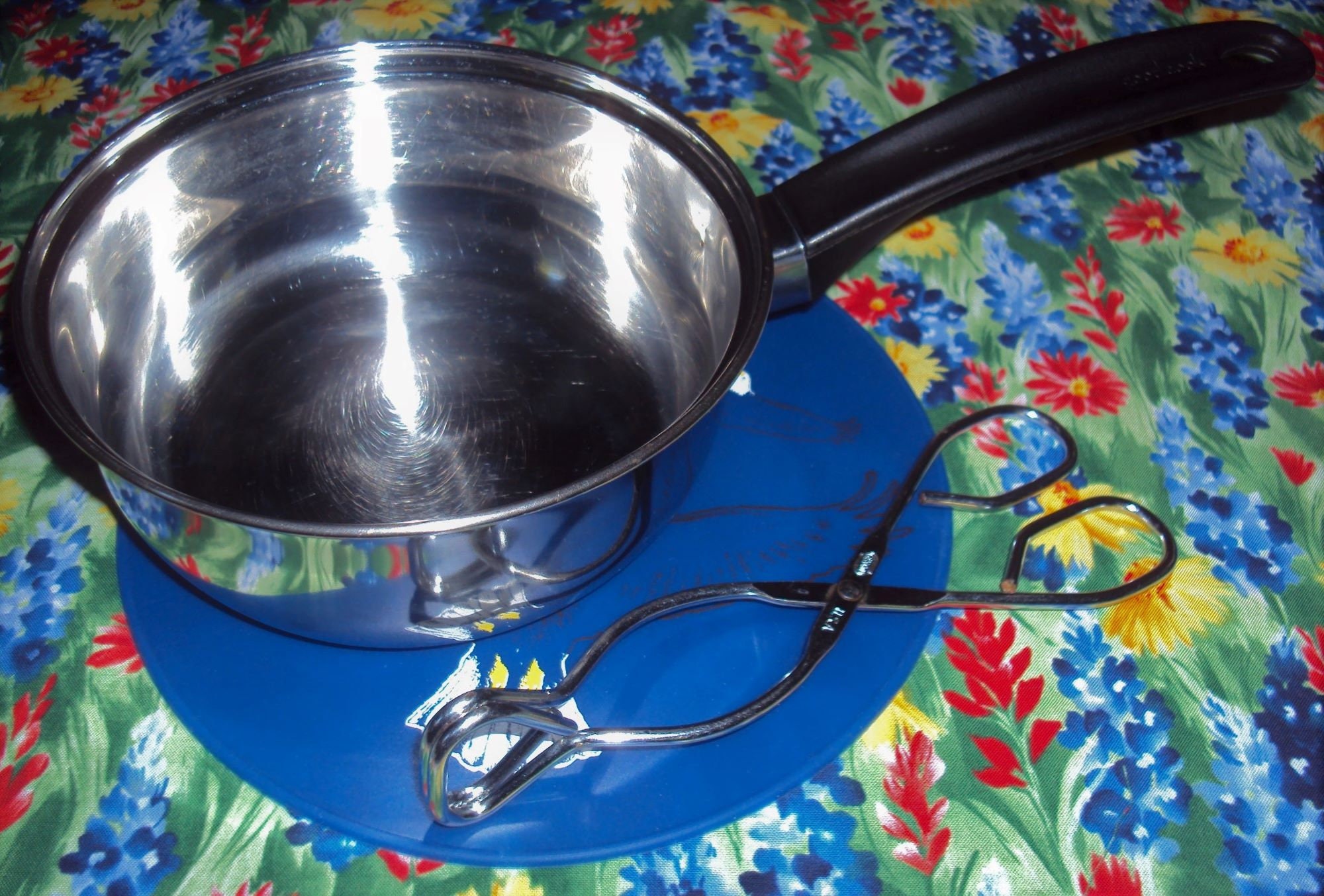 Blue Silicone Nonslip Soaring Eagles Kitchen Countertop Hot Pad, Table ...