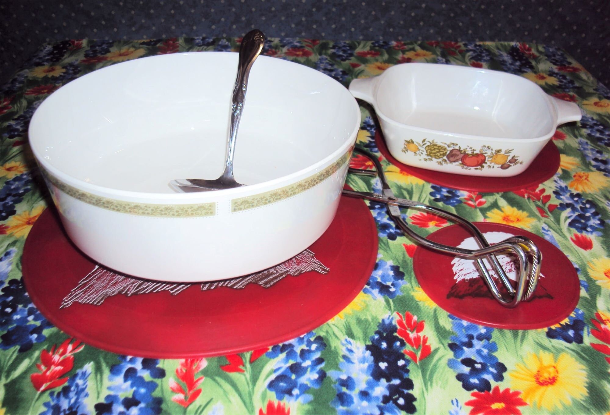 Red Eagle Set Silicone Nonslip Table Trivets, Table Trivets, Table ...