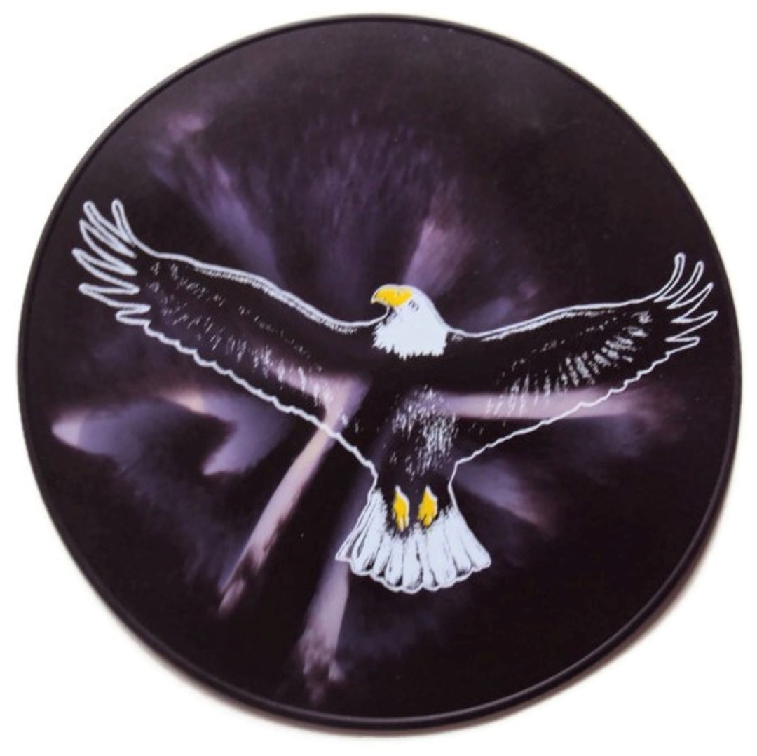 Multicolored Black Violet Soaring Eagle Nonslip Table Trivet, Kitchen ...