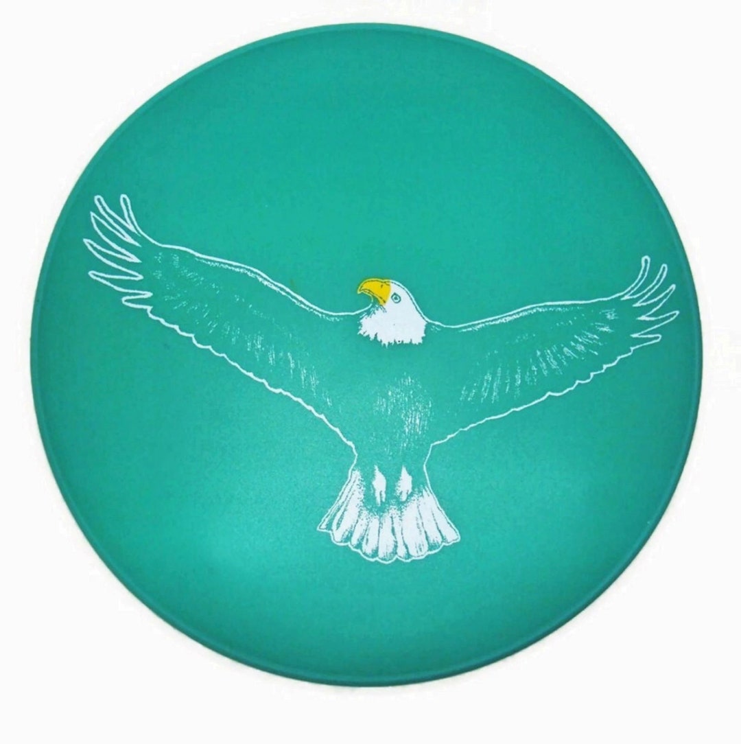 Turquoise Slip Resistance Silicone Soaring Eagle Table Placemat ...