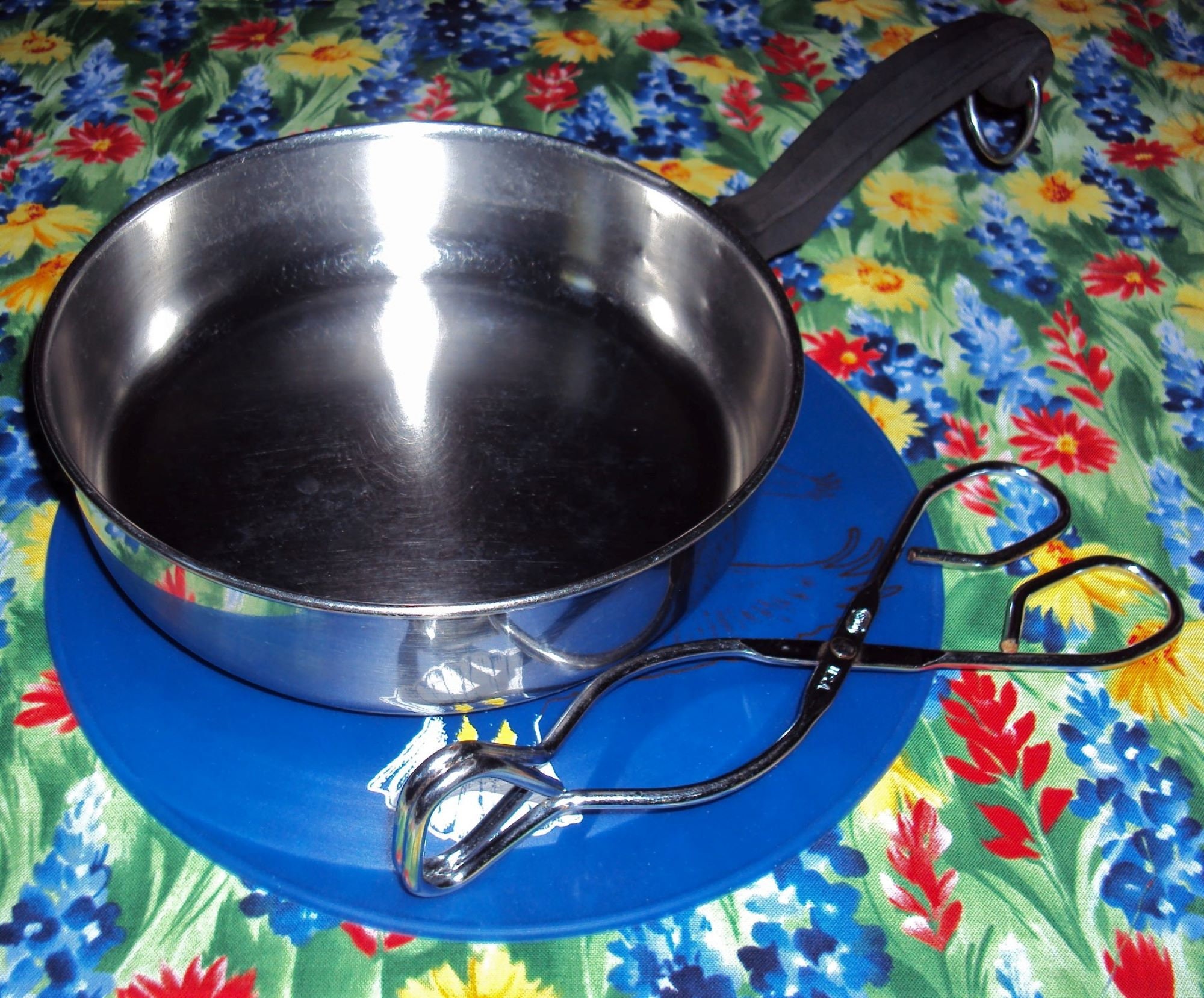 Blue Silicone Nonslip Soaring Eagles Kitchen Countertop Hot Pad, Table ...