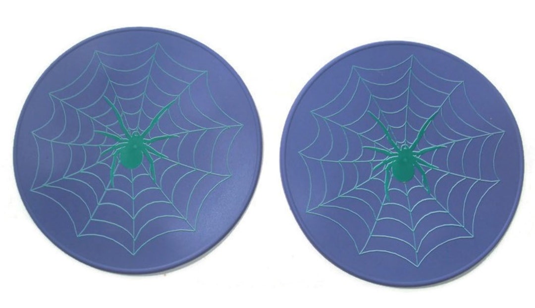 Lavender Silicone Spider Web Drink Coaster, Table Trivet, Countertop ...