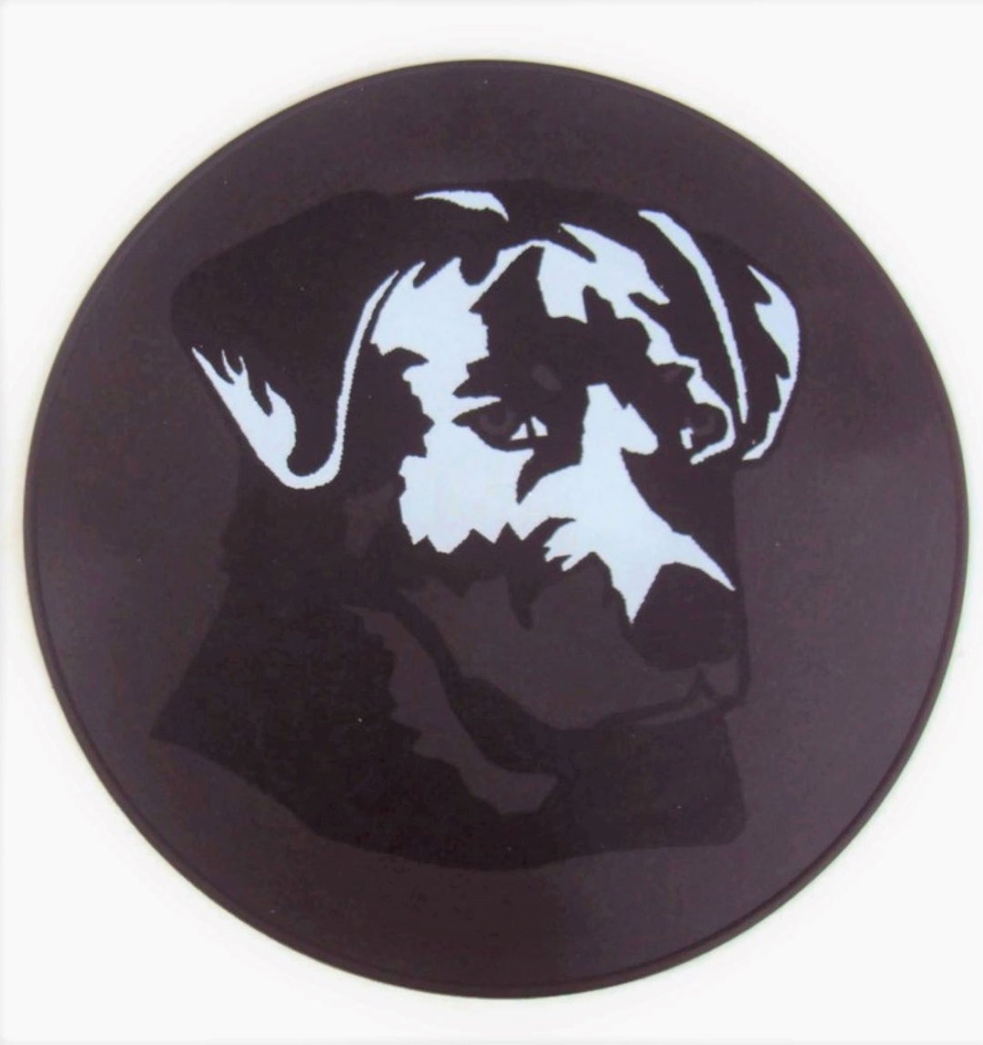 Black Nonslip Versatile Black Labrador Table Trivet, Kitchen Hot Pad ...