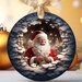 Unique 3D Effect Santa Claus Designs, Trendy Christmas Tree Decor ...