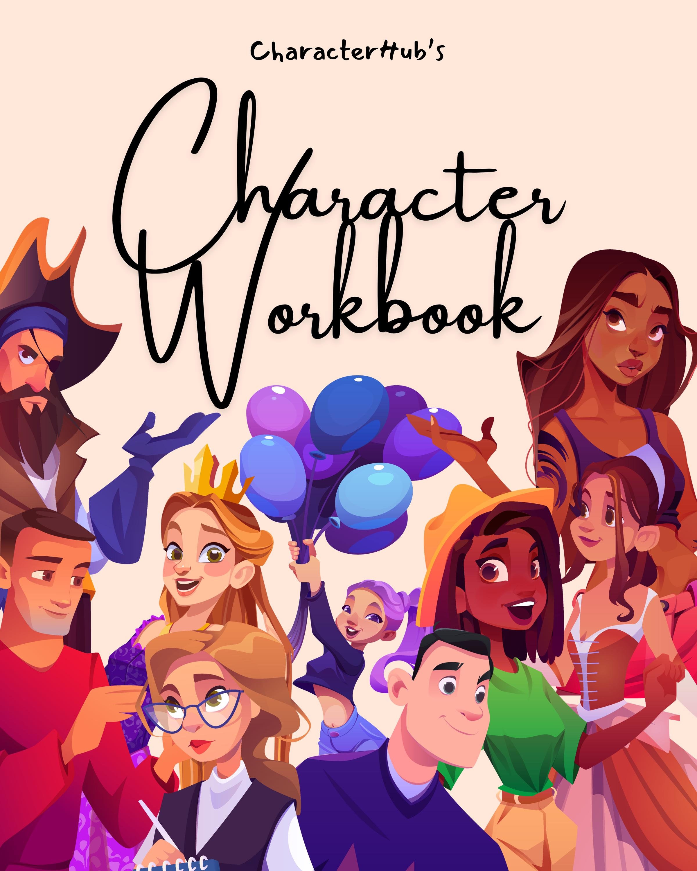 Character Workbook | Digital, Printable Character Planner, Character ...