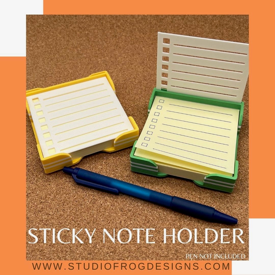 Teacher Sticky Note Holder Desk Organization Office Supplies Teacher ...