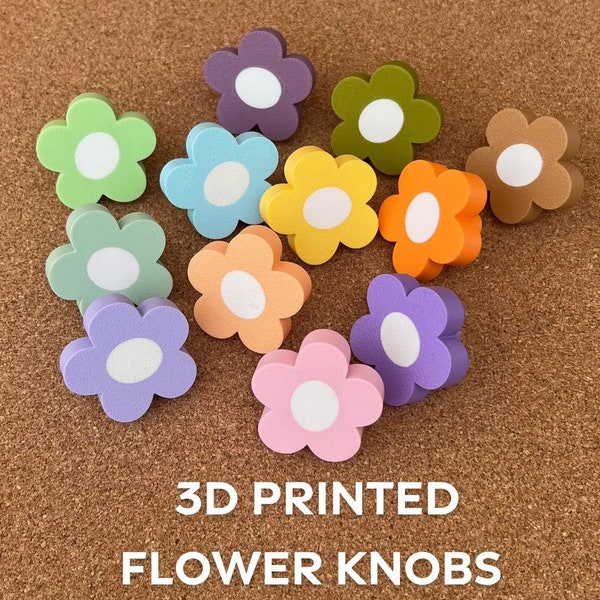 Flower Drawer Knob - Etsy
