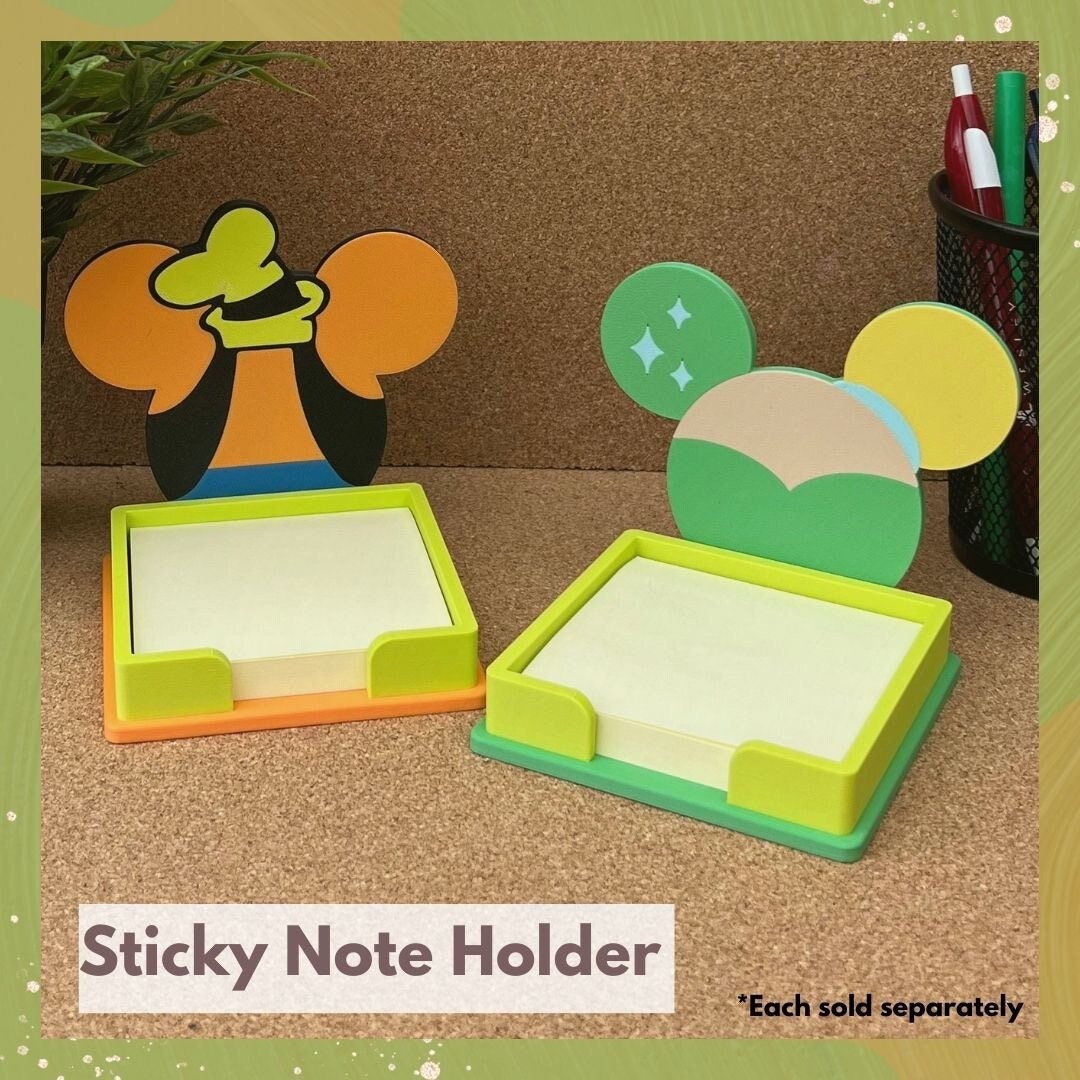 Goofy Sticky Note Holder Tinkerbell Sticky Note Holder Desk ...