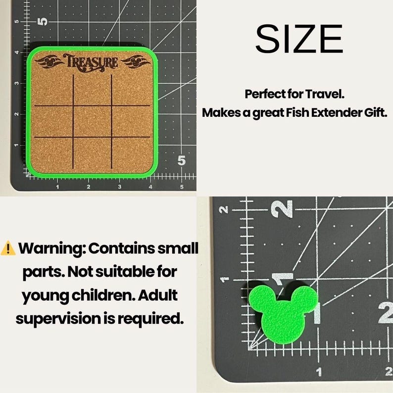 Personalized Travel Tic-tac-toe | Fish Extender | Pixie Dust | Custom ...
