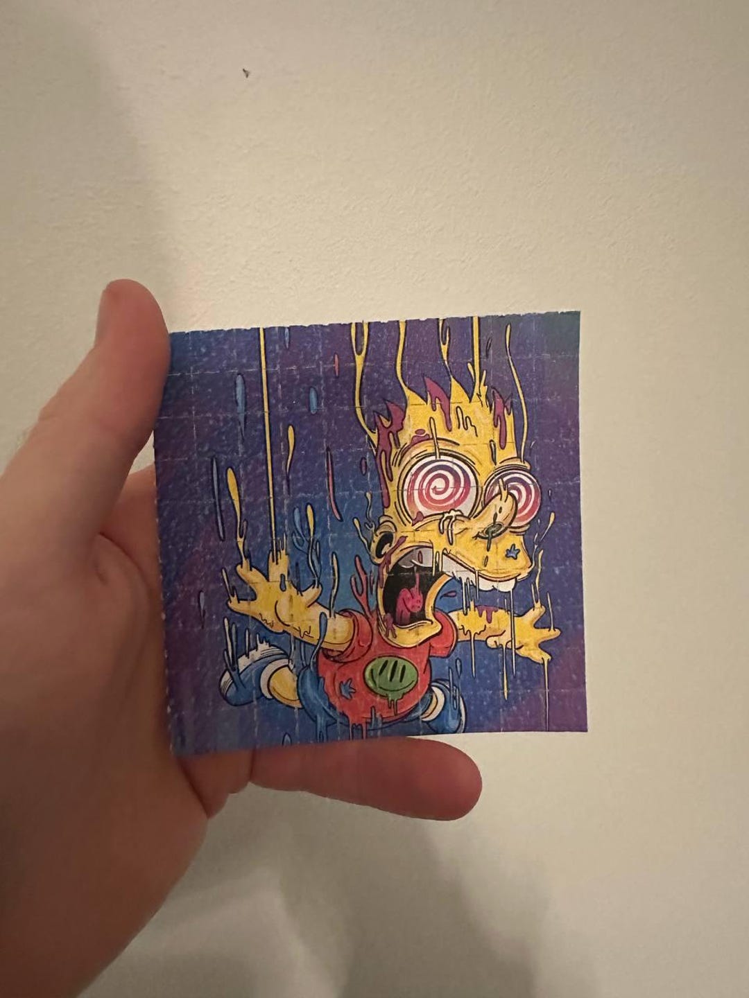 Blotter Art Simpsons Bart L Blotter Paper Without LSD 9 X 9 Cm 100 ...