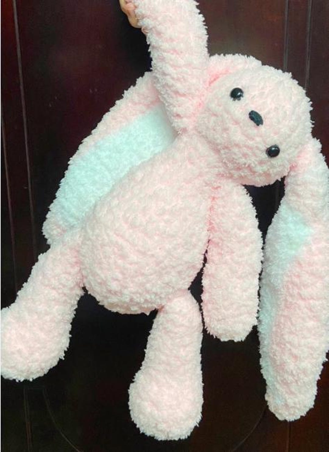 Bunny Stuffed Crochet Patterns, Crochet Handmade Jellycat Bashful Bunny ...