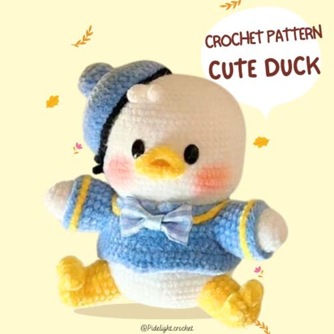 Crochet Pattern Little Donald Doll PDF, Donald Pattern, Unique Pattern ...
