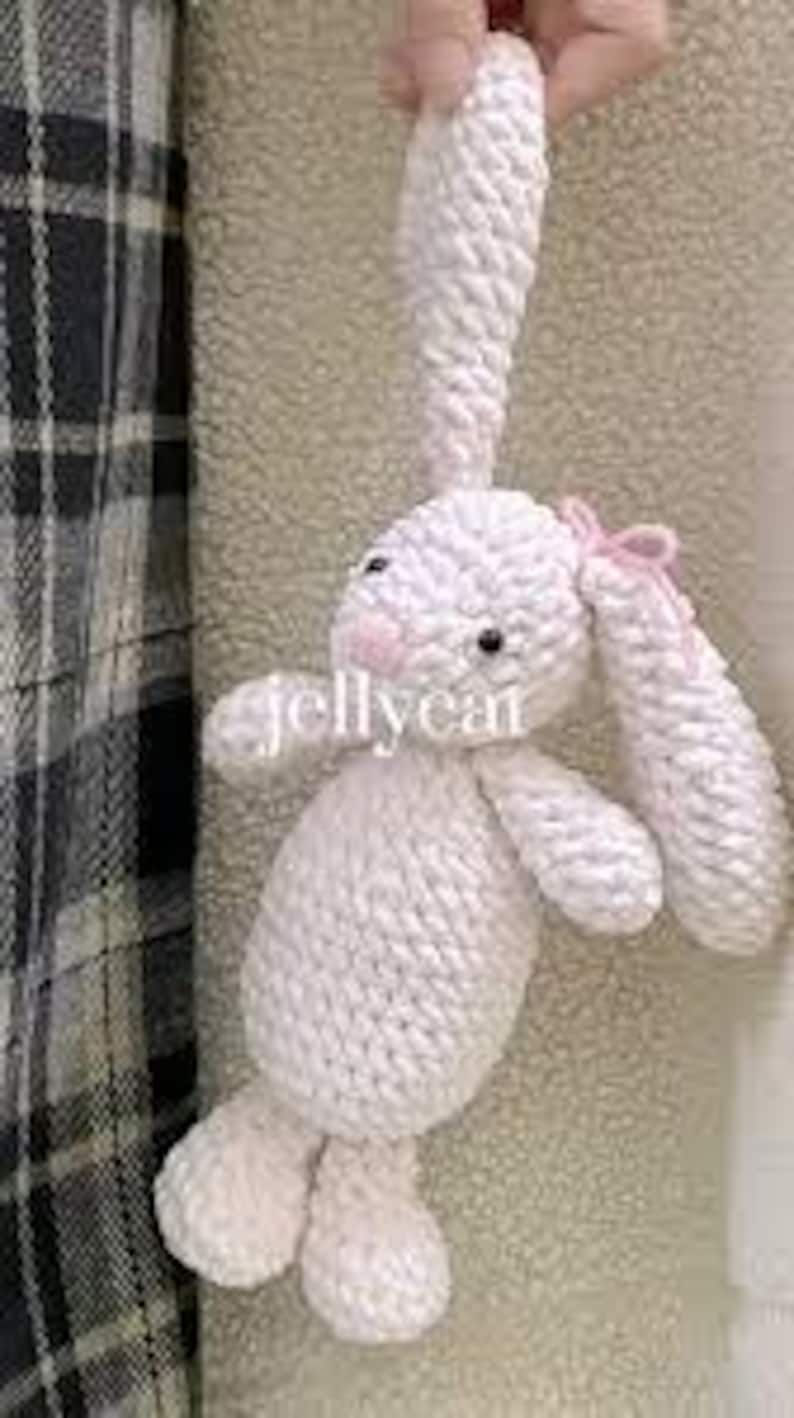Bunny Stuffed Crochet Patterns, Crochet Handmade Jellycat Bashful Bunny ...