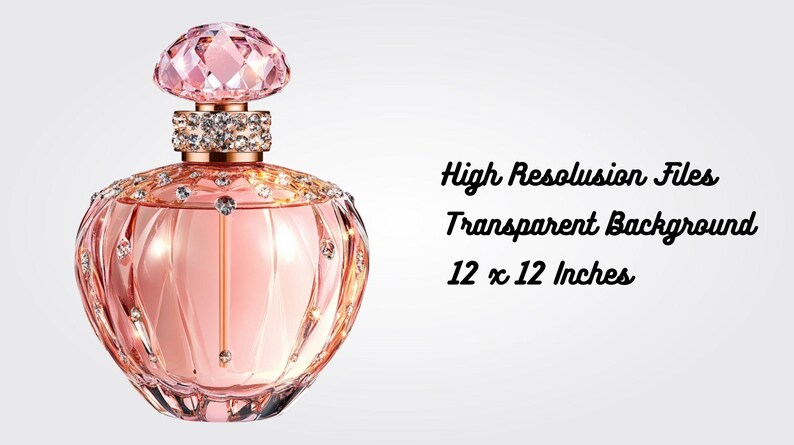 Rose Gold Perfume Bottle Clipart, Perfume PNG, 35 Luxury Fashion Beauty ...