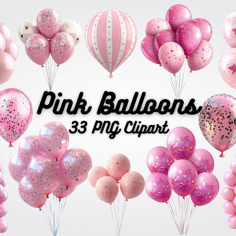 Balloon Overlay - Etsy