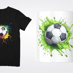 30 Watercolor Soccer Ball Clipart Pngs: Sports Art (digital Download ...