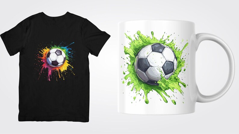 30 Watercolor Soccer Ball Clipart Pngs: Sports Art (digital Download ...