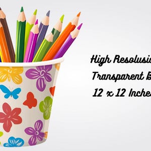 Rainbow Colored Pencils Clipart: School Supply Graphics (30 PNG) - Etsy