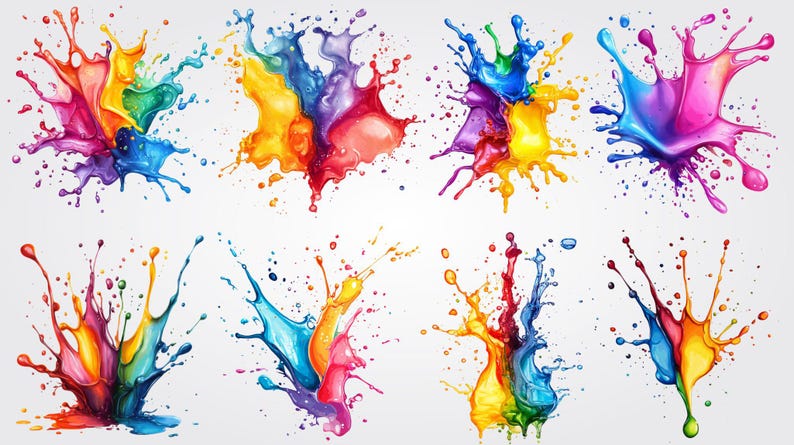 38 Color Splash Clipart, High-quality PNG Images - Perfect for ...
