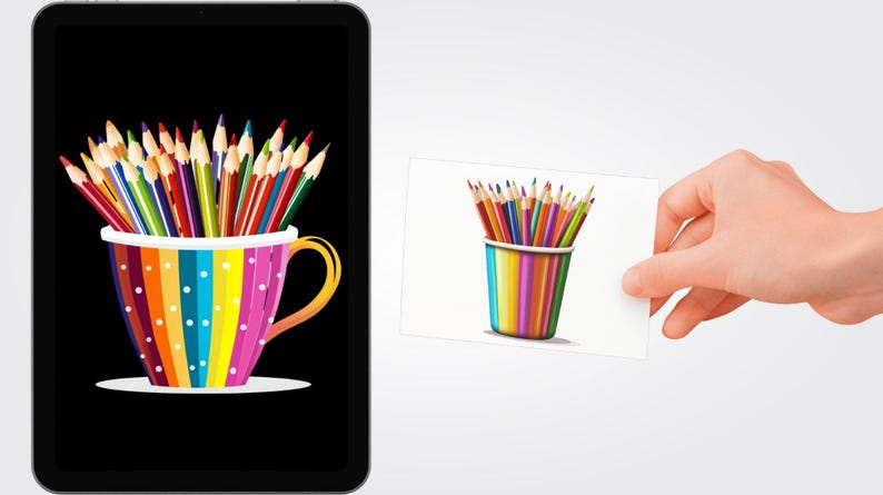 Rainbow Colored Pencils Clipart: School Supply Graphics (30 PNG) - Etsy