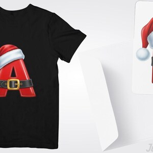 Santa Alphabet PNG – 26 Festive Christmas Letters With Hats & Belts - Etsy