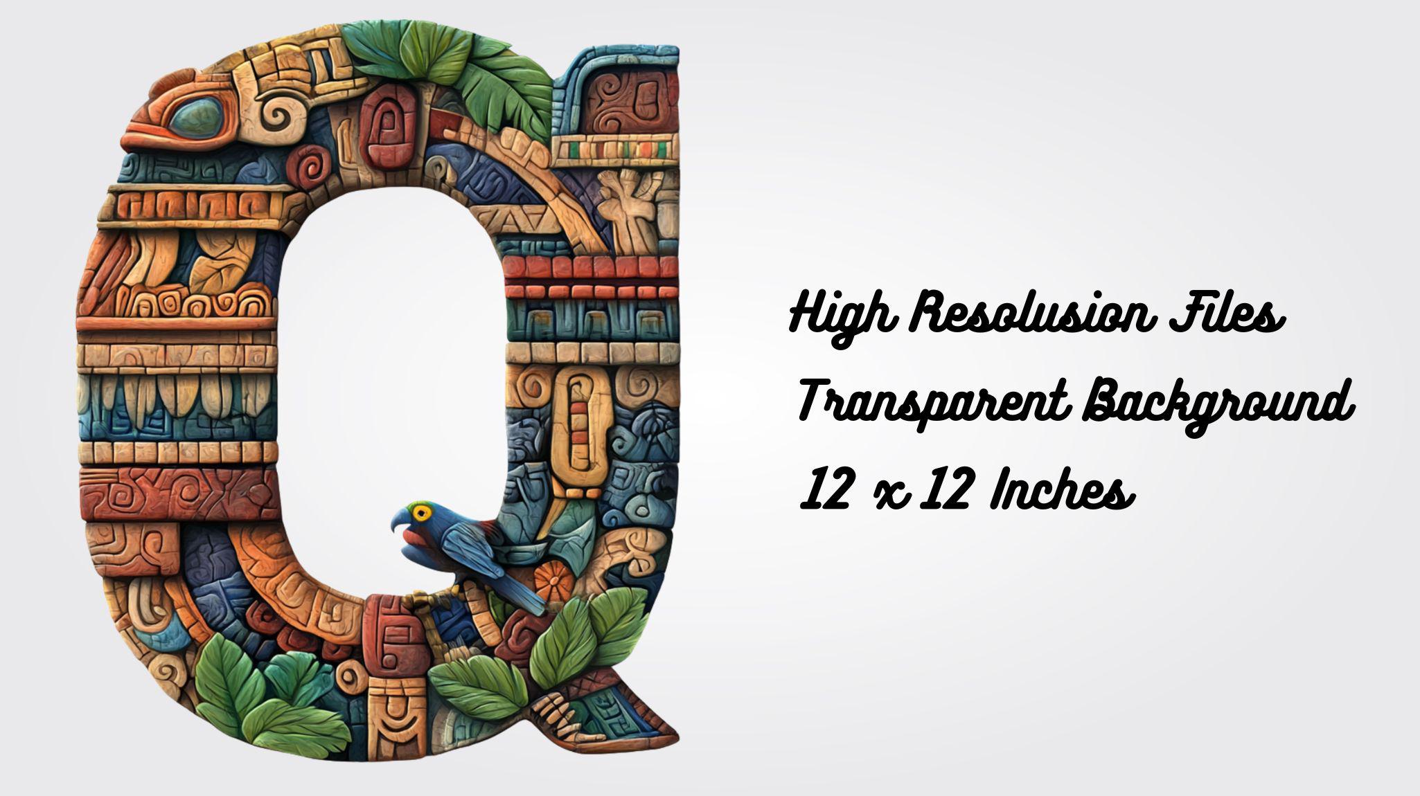 Mayan Alphabet Clipart PNG, Ancient Tribal Alphabet Letters PNG, Aztec ...