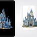 Blue Castle Clipart, Fantasy Fairytale Castle PNG, Magical Kingdom ...