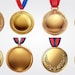 Gold Medal Clipart, 30 High-quality Digital Award Images for ...