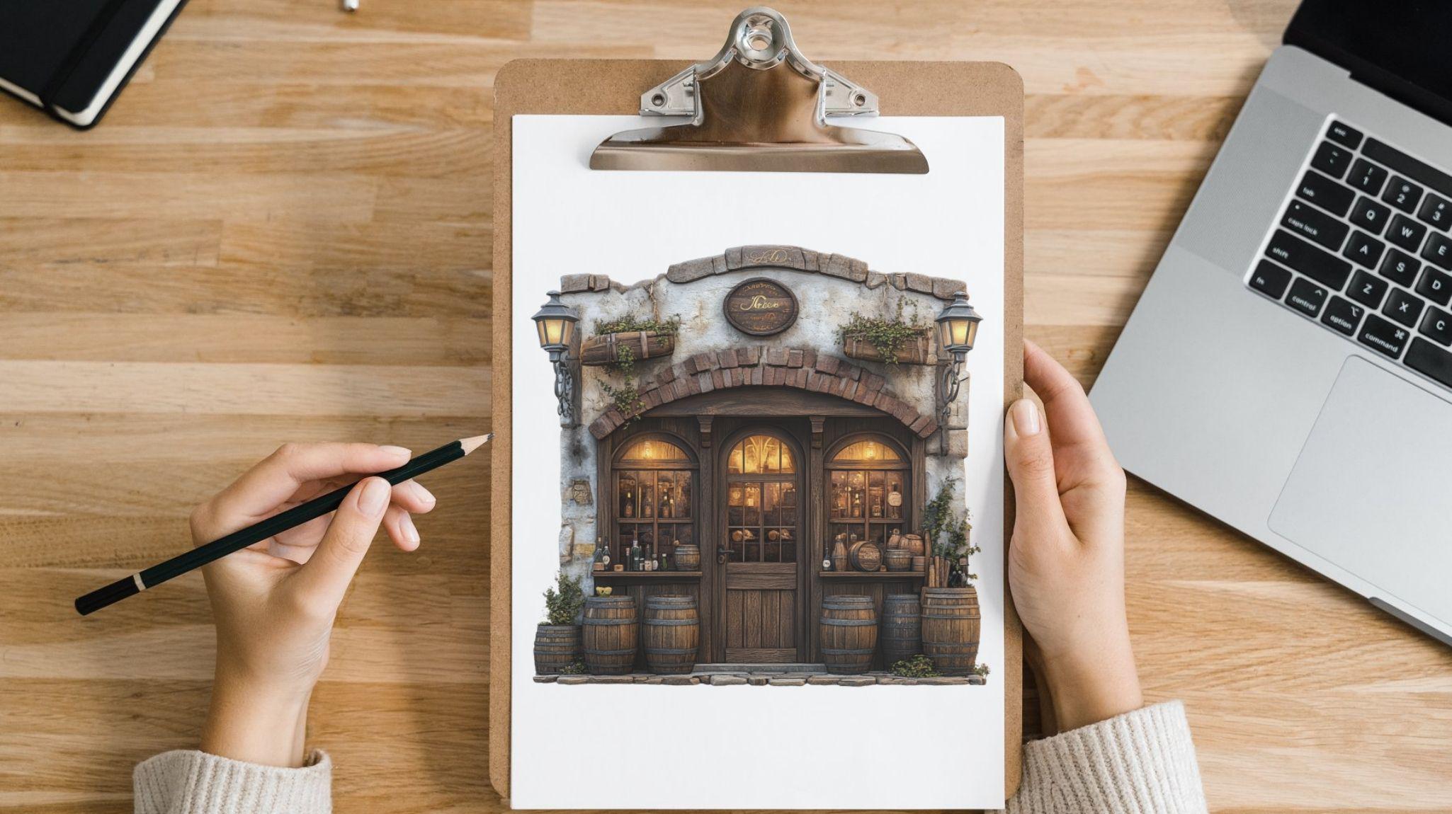 Rustic Tavern Storefront PNG Set – 20 Medieval Inn Illustrations - Etsy