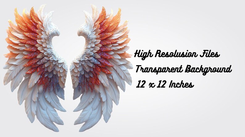 18 Sparkly Angel Wings Clipart, High-quality PNG Images With Glitter ...