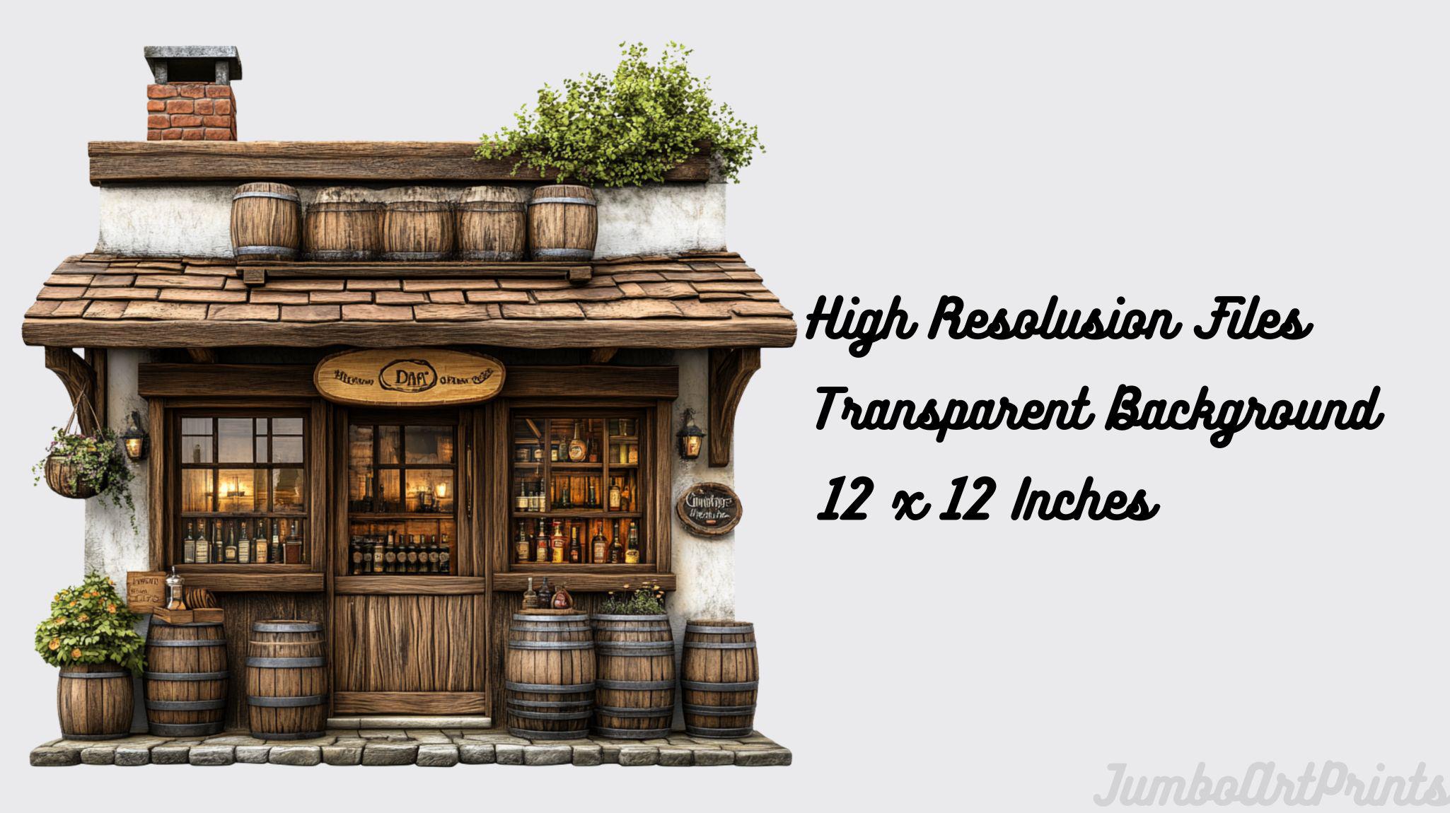 Rustic Tavern Storefront PNG Set – 20 Medieval Inn Illustrations - Etsy