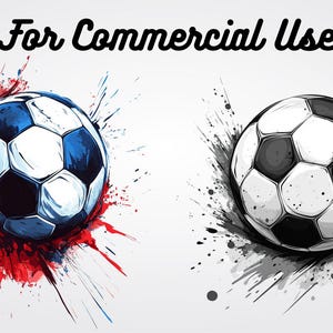 30 Watercolor Soccer Ball Clipart Pngs: Sports Art (digital Download ...
