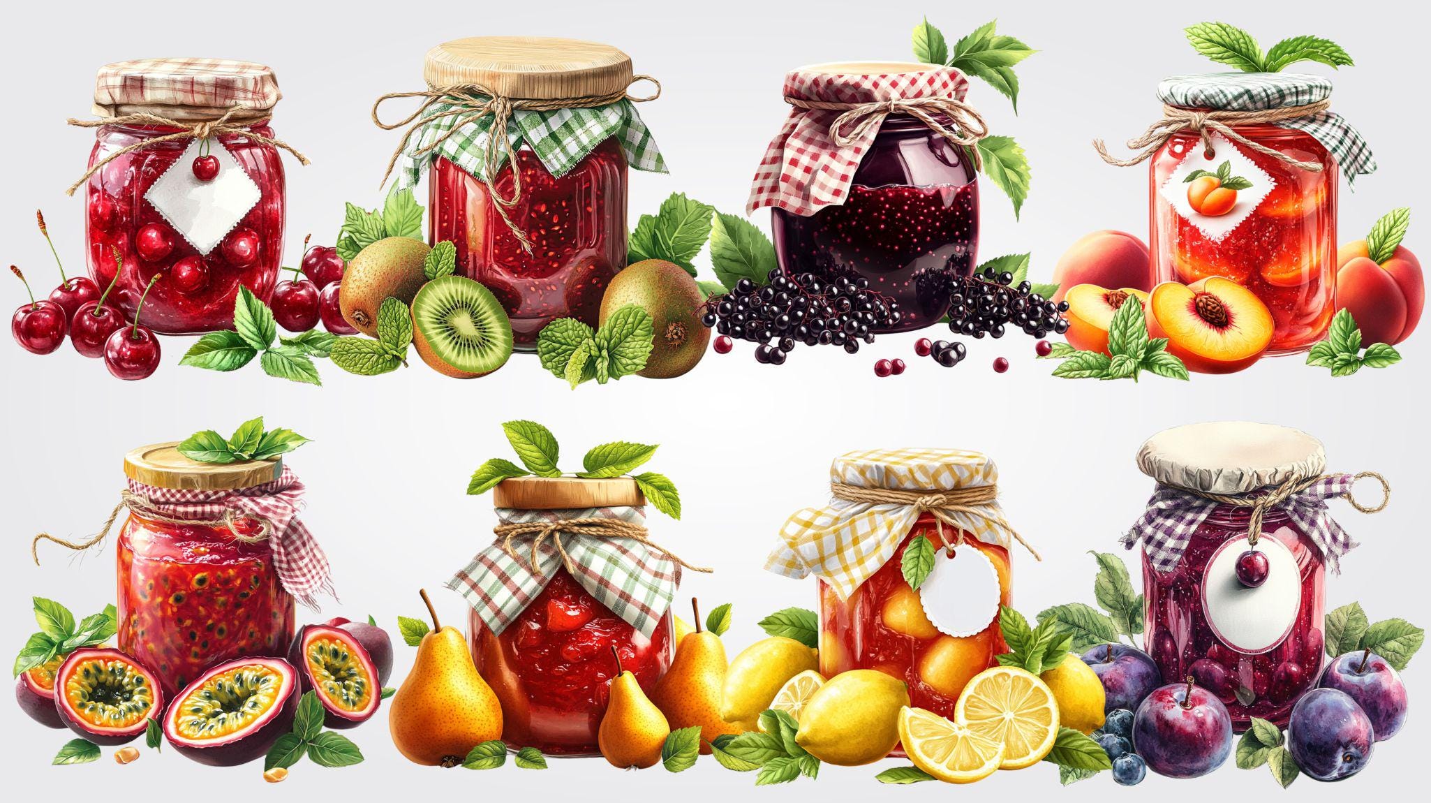 25 Jam Jar Clipart, High-quality PNG Images of Adorable Jam Jars ...