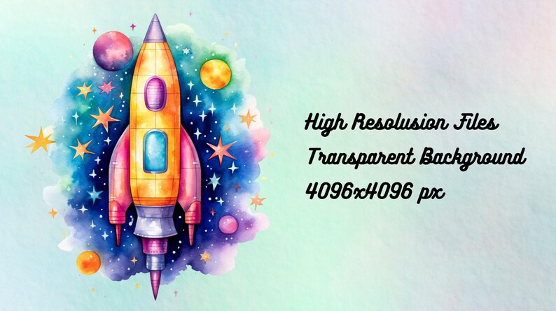 30 Rocket Clipart , High-quality 300 DPI PNG Images, Digital Download ...