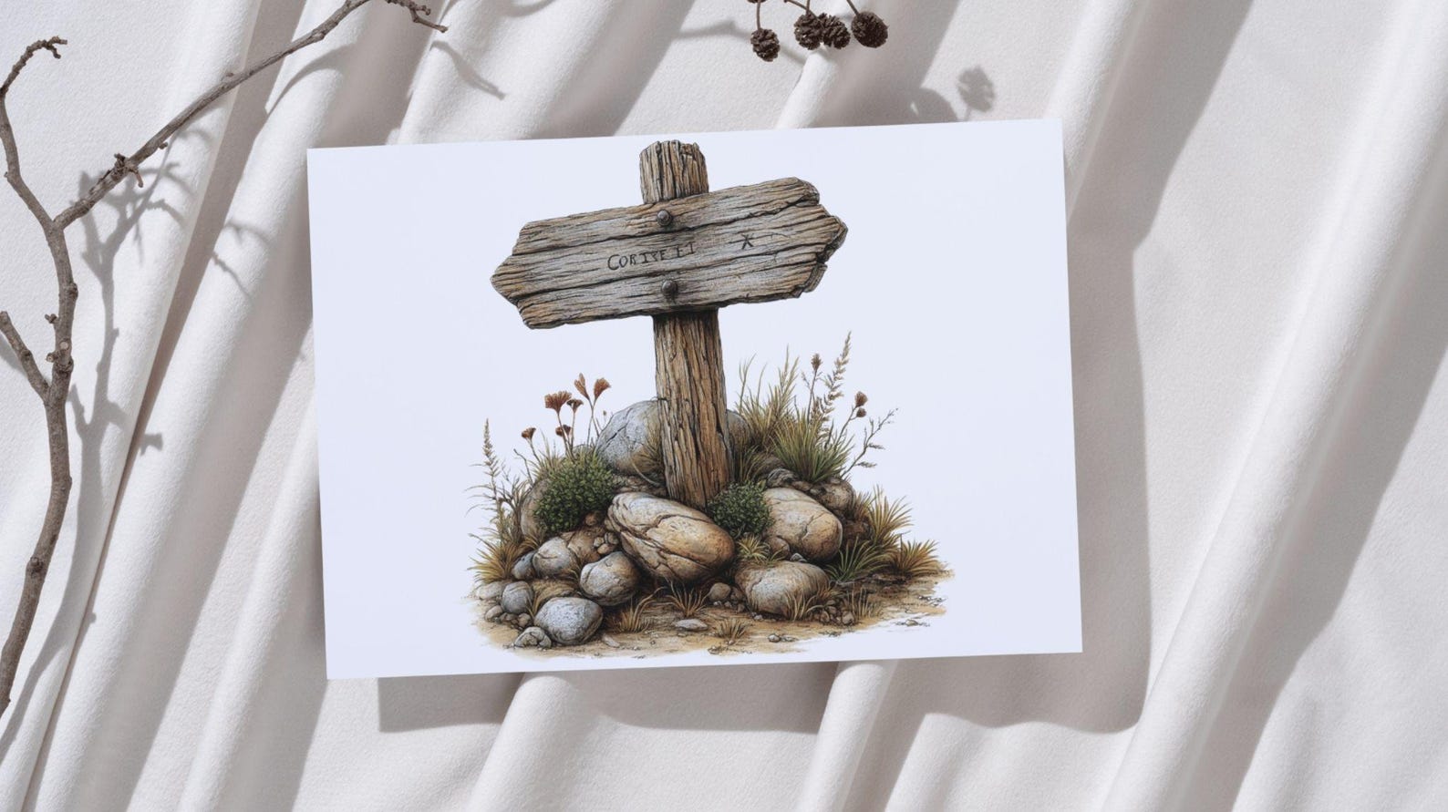 Antique Signpost Clipart, Singpost PNG, 30 Vintage Street Signs Digital ...