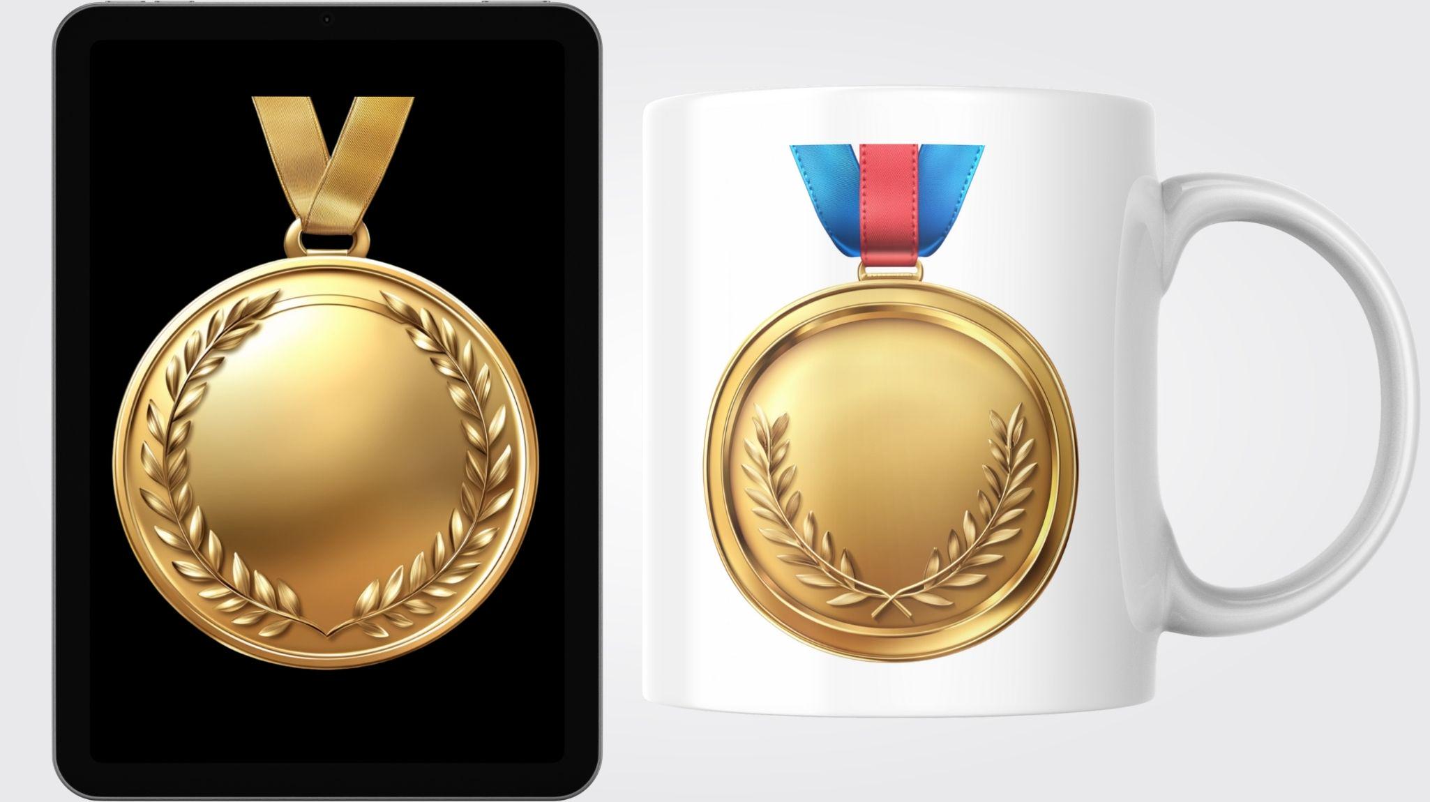 Gold Medal Clipart, 30 High-quality Digital Award Images for ...