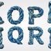 Blue Rope Alphabet Clipart: Nautical PNG Letters (digital Download) - Etsy