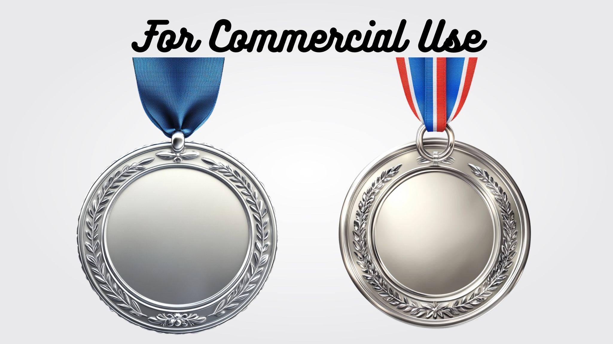 Silver Medal Clipart, 23 High-resolution Award Medals for Invitations ...