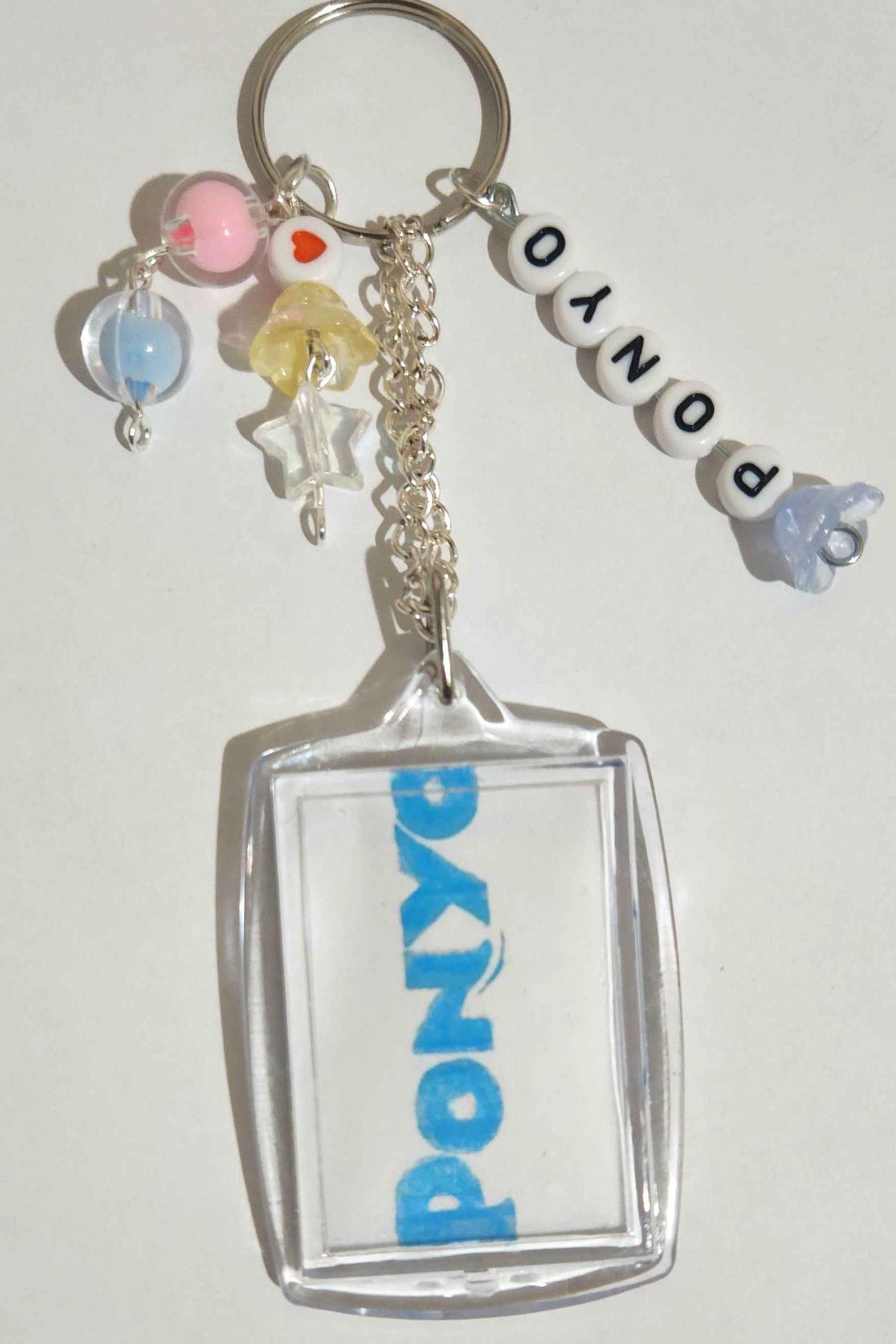 Studio Ghibli Inspired Keychain Ponyo and Sosuke Handmade Cute Keychain ...